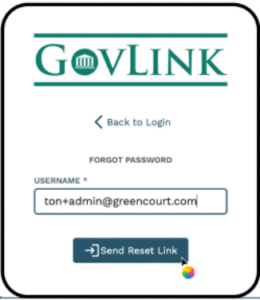 Quick Guide: Login Information – GovLink Support